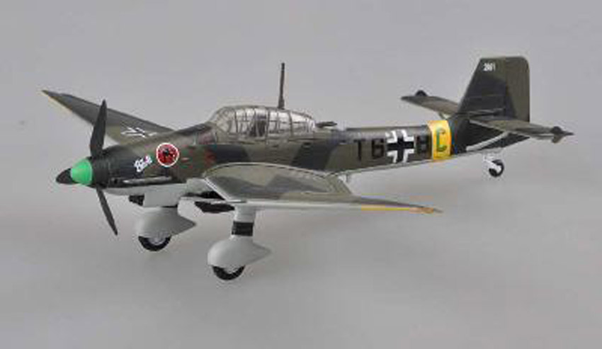 Junkers Ju 87D-1 Stuka 2./StG.2, 1942 - Pilot's station airfield